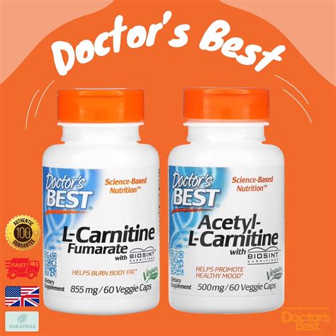 พร้อมส่ง Doctors Best Acetyl L Carnitine With Biosint Carnitines 500