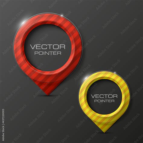 Index Location On The Map Pointer Position Marker Standing Indicator