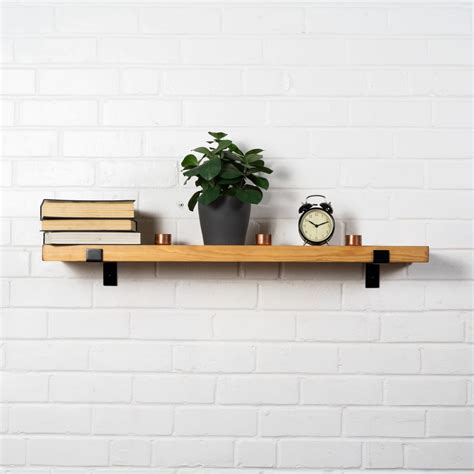 Reversed Lipped Brackets With Shelf Powder Coated Style Pipe Dream Furniture