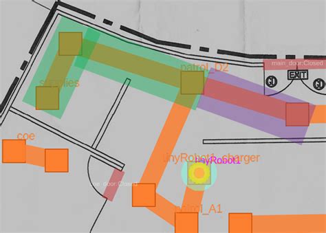 Robots Cannot Move Into The Mutex Group 705 Open Rmf General Open Robotics Discourse