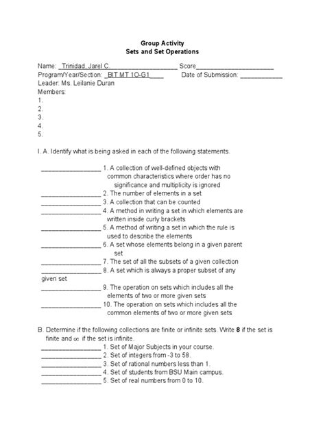 lesson 2 3 group activity sets and sets operations pdf set