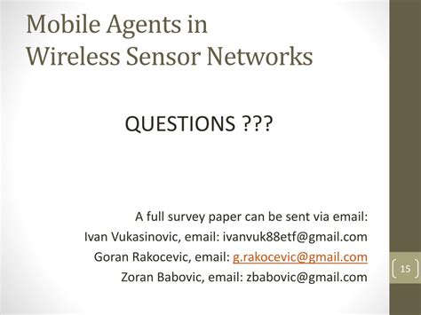 Ppt Mobile Agents In Wireless Sensor Networks Powerpoint Presentation Id2387171