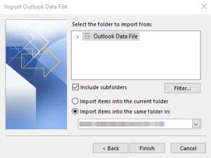 How To Open Or Import Items From An Offline Outlook Data File Ost