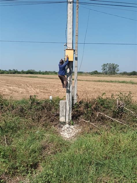ติดตั้งระบบเสาไฟฟ้าแสงสว่าง เสาไฟถนน เสาไฮแมส โคมไฟถนน โคมไฟถนนled