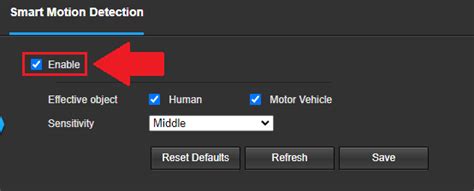 How To Setup Smart Motion Detection Events IP M T EW AI V Amcrest