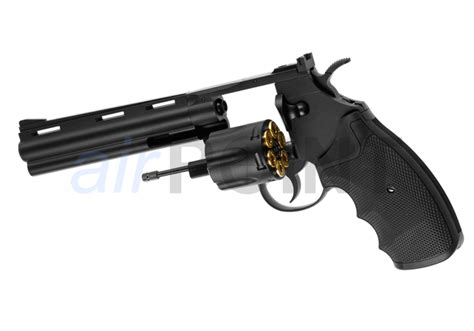 Kwc Python 6 Revolver Black Co2 Airsoft