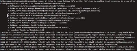 Kafka异常解决the Server Experienced An Unexpected Error When Pr Csdn博客