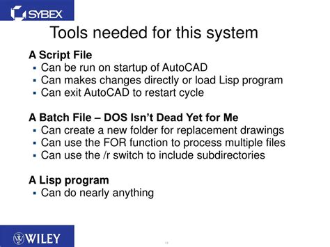 Ppt Chapter 7 Autocad Scripts Powerpoint Presentation Free