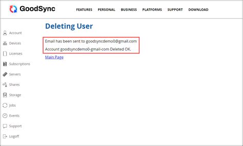 How To Delete A Goodsync Account Goodsync