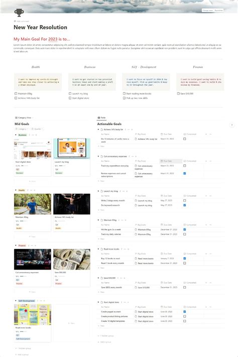 Notion Weight Tracker Template Wsfity