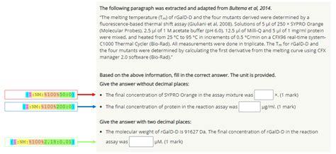 Embedded Answers Cloze Quiz Questions In Moodle For Biosciences Ucl Faculty Of Life Sciences