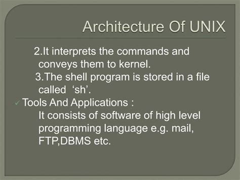 Unix Operating System Pptx