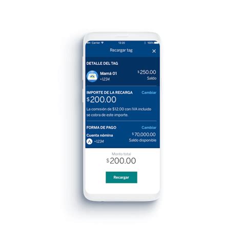 Recarga De Tag Pase Bbva México
