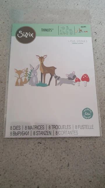 Sizzix Thinlits 8 Die Set Woodland Nature 665491 By Lisa Jones £990 Picclick Uk