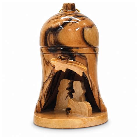 Wooden Christmas Ornament Hand Made Olive Zuluf