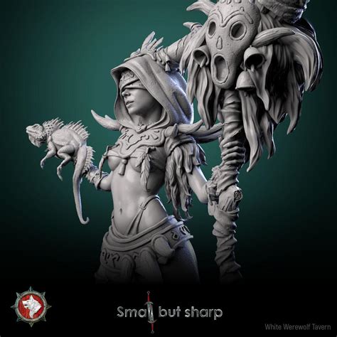Halfling Sorcerer From Small But Sharp By White Werewolf Tavern Mini