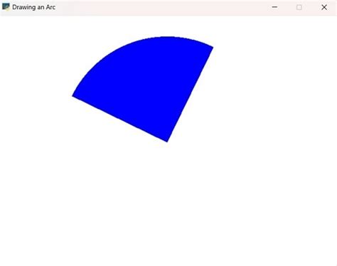 Draw An Arc Using Arcade In Python
