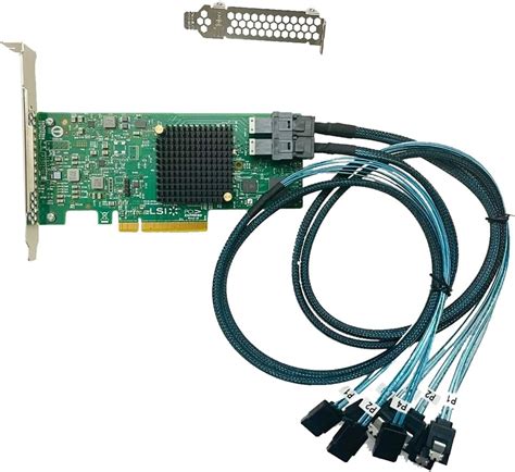 Lsi 9300 8i Raid Controller Card Pci E 30 12gbps Hba It Mode Zfs Freenas Unraid