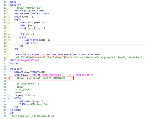 Why Is Adfs Lookup Not Recognizing Overall Execution Status Of Sql
