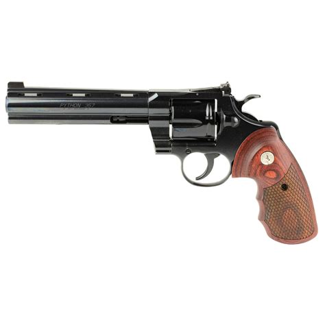 Colt Python Revolver Double Action Single Action 357 Magnum 6 Barrel Steel Blue Finish Upgraded