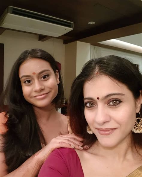 Nysa Devgn Looks Like Mom Kajols Replica In Ajay Devgns Sister Neelam Devgan Gandhis Pics She