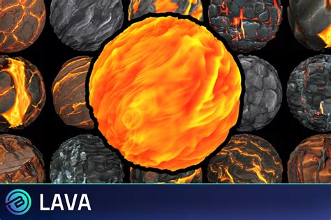 Stylized Lava Textures Rpg Environment 2d Textures And Materials Unity Asset Store
