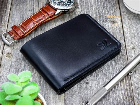 Full Grain Leather Bifold Mens Wallet Leather Wallet Genuine Leather