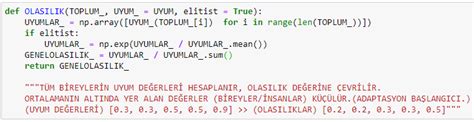 python ile sınıflandırma analizleri genetik algoritmalar miraç ÖztÜrk