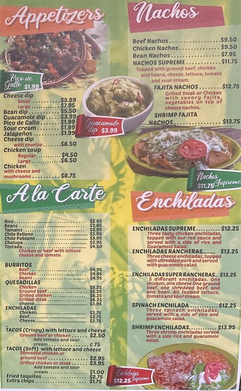 Casa Salsa Menu Spanish Fork At Ellie Gillespie Blog