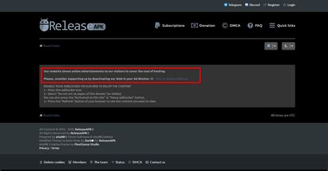 Forumrelease Detects Adblocker · Issue 8347