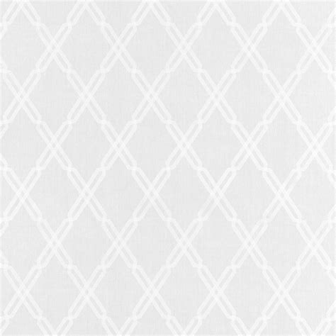 Thibaut Fusion Trellis Embroidery White Fabric Decoratorsbest
