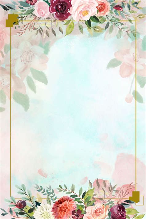 Background Frame Flower