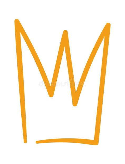 Cute Luxury Crown Drawing Sketch Stock Vector Illustration Of Crown Shape 349035131