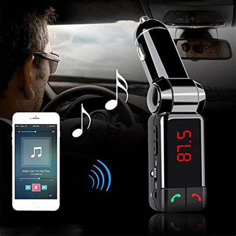 KWOKKKER Car Bluetooth FM Transmitter Kit Wireless MP3 Player Modulator Handsfree LCD Dual USB