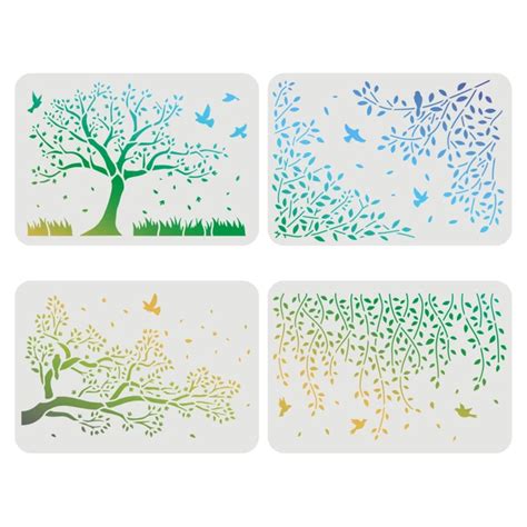 Tree Branch Stencil