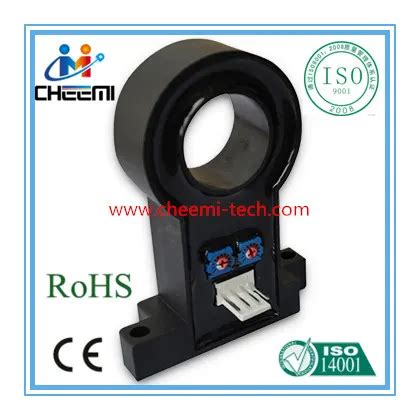 DC5V Current Transducer Hall Effect Open Loop Current Sensor Single Power Supply Current