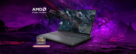 Lenovo Legion 7 Laptop Gaming Premium Dengan Prosesor AMD Ryzen 5000 H Series AMD Indonesia