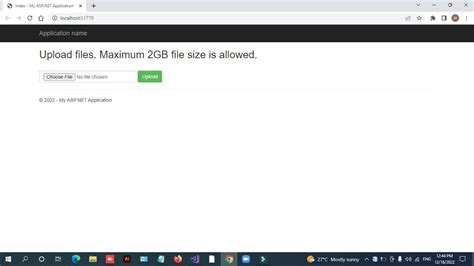 How To Upload File In Aspnet Mvc C Youtube