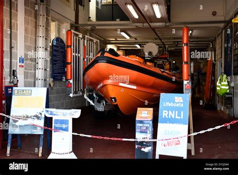 Inshore Lifeboat at Lyme Regis Dorset England uk 2024 Stock Photo - Alamy