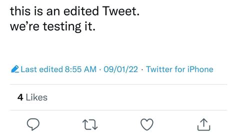 twitter is testing an edit button in twitter blue hypertext