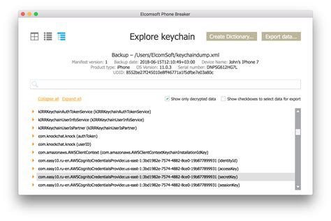 Ios Forensic Toolkit 40 With Physical Keychain Extraction Elcomsoft Blog