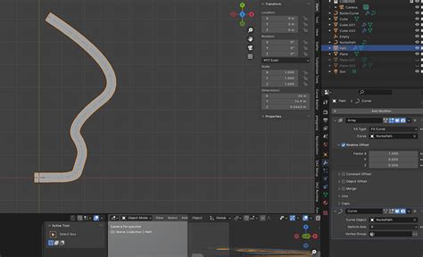 instance plane along a curve deform it properly with geometry node