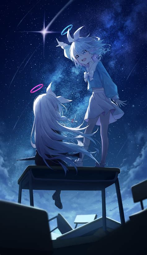 Arona And Plana Blue Archive Drawn By Retsuretsu3 Danbooru