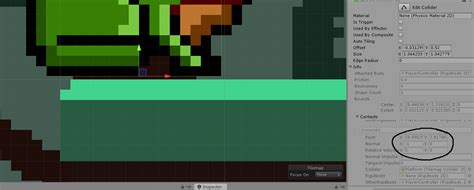 Unity Player Boxcollider 2d Contacts Normal Vector Bug Stack Overflow