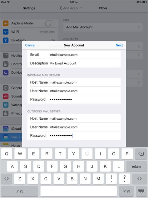 Set Up Your IMAP Account On An IPad