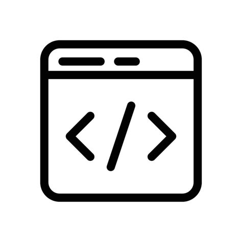 Outline Coding Icon Pack 60257235 Vector Art At Vecteezy