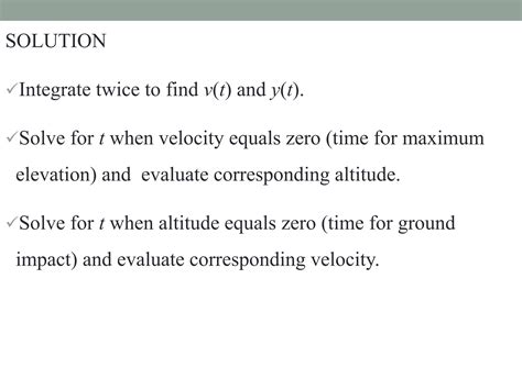 Chapter 2 Example1 On The Kinematics Of Particle Pptx
