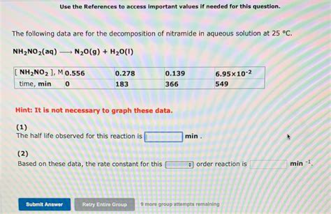 Solved Use The References To Access Important Values If Needed For