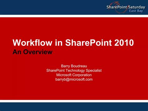 workflow in sharepoint 2010 ppt