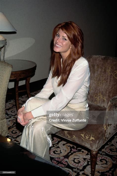 American Actress And Model Angie Everhart Attends The 4th Annual Race